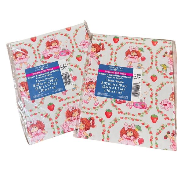 American Greetings | Party Supplies | Vintage Strawberry Shortcake Gift ...